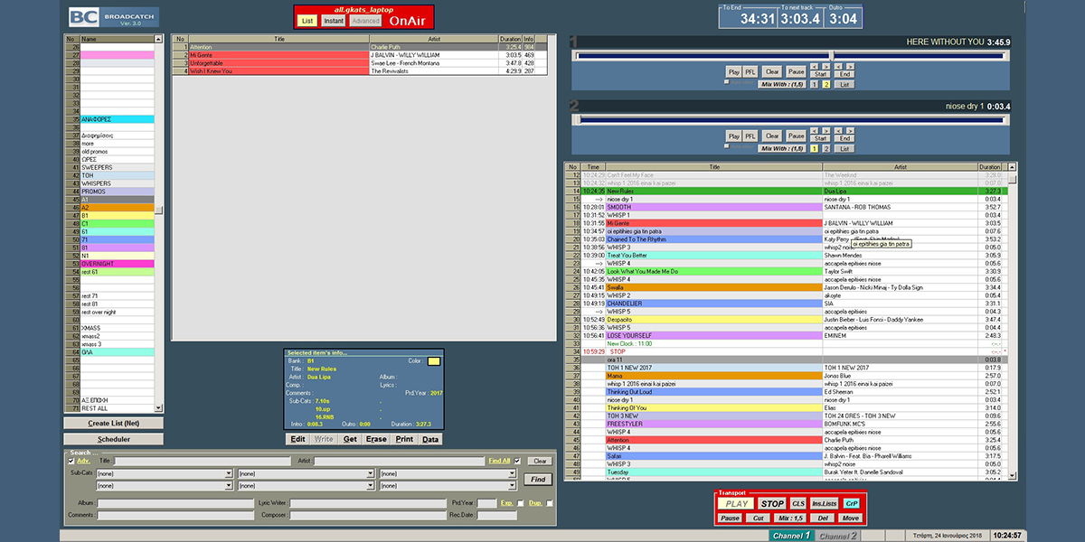 Radio Automation – M.Scheduler | BroadCATCH
